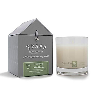 Trapp 7oz Signature Home Collection Poured Scented Candle - No. 73 Vetiver Seagrass
