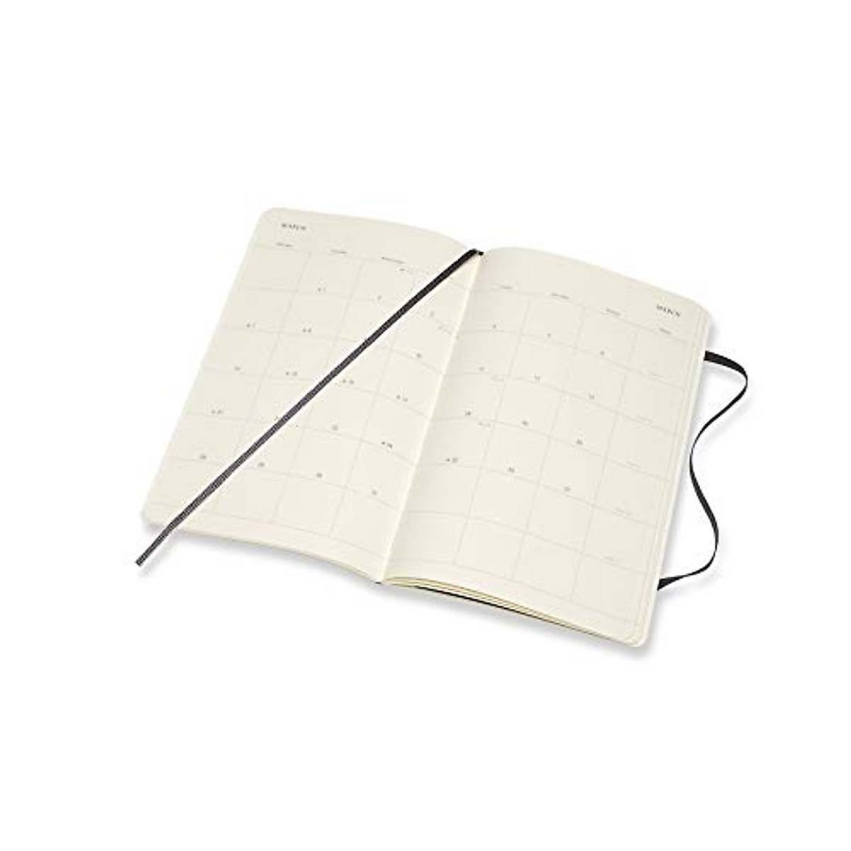 Moleskine Classic 18 Month 2021-2022 Monthly Planner, Soft Cover, Large (5 x 8.25), Black