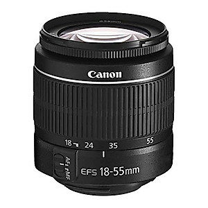 Canon EOS 4000D DSLR Camera with 18-55mm f/3.5-5.6 Zoom Lens , 64GB Memory,Case, Tripod and More (28pc Bundle) (Renewed)