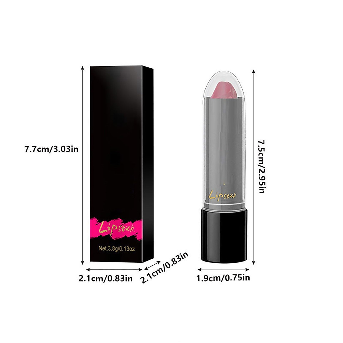 Funny Lipstick Creative Styling Head Matte Velvety Lip Gloss Moisturize Long Lasting High Pigmented Cute Lip Tint