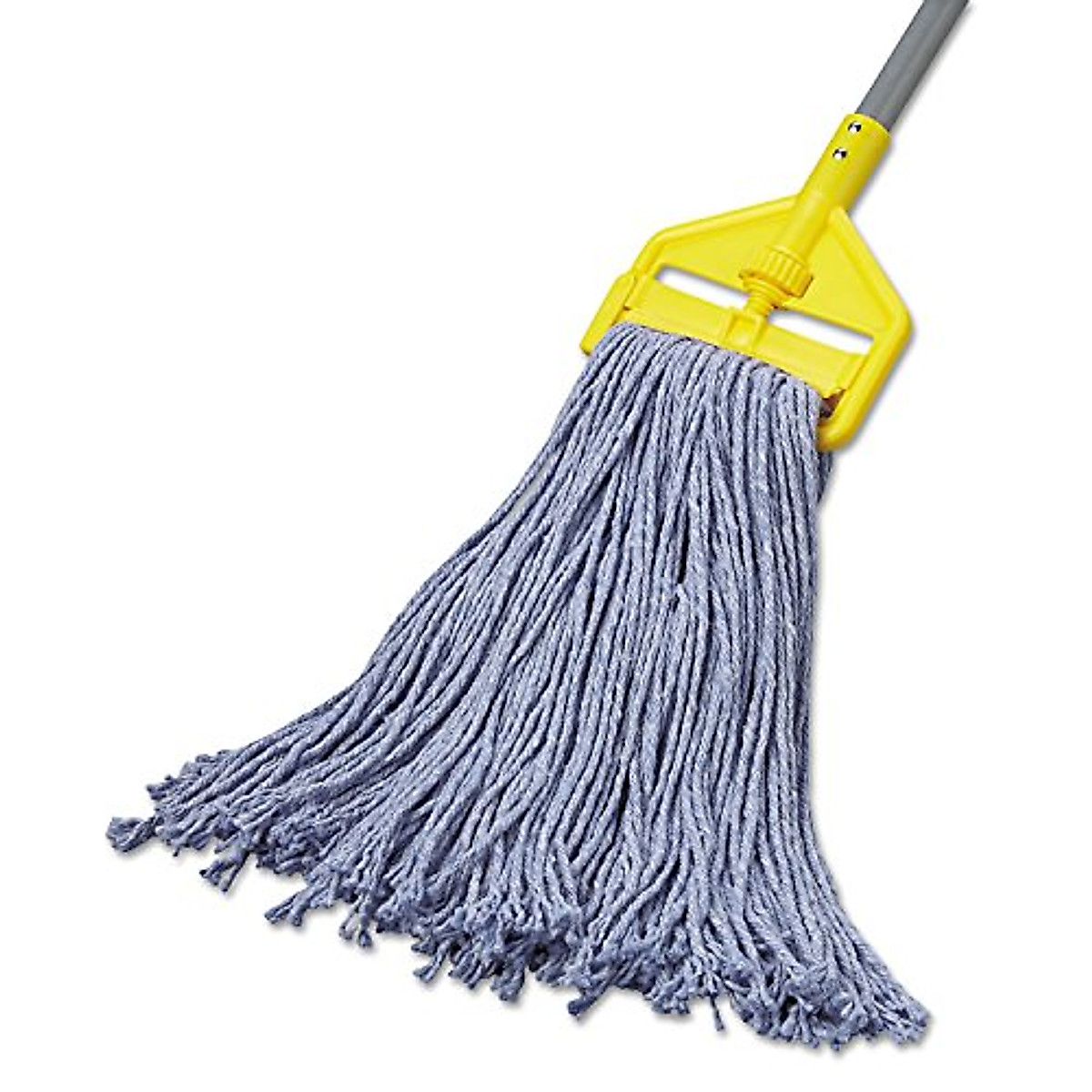 Boardwalk 2024B Mop Head, Standard Head, Cotton/Synthetic Fiber, Cut-End, 24, Blue, 12/Carton