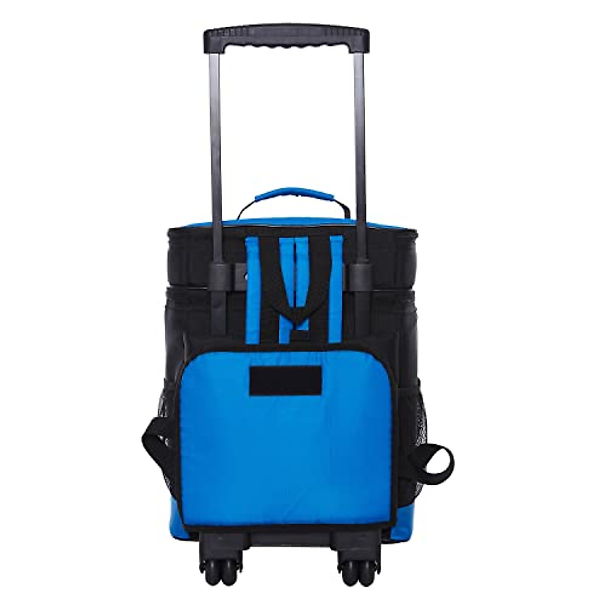 Travelers Club 18" Cool Carry 2 Section Insulated Rolling Cooler, Blue