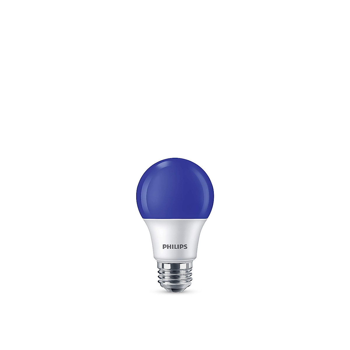 8W A19 Medium Base Non-Dimmable Blue LED Light Bulb