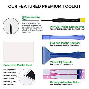 GREEN FUSION for Redmi Note 6 & Note 6 Pro Battery Replacement, with Video Tutorial, BN48 Battery for Redmi Note 6 & Note 6 Pro, with Repair Toolkit