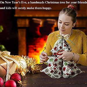 3 Pcs Fabric Christmas Tree Sewing Template,8/12/15 inch Christmas Tree Sewing Pattern Template Quilting Template,Handmade Christmas Tree Quilting Set Pattern Template,DIY Xmas Decor