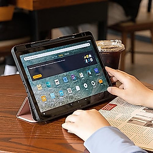 CoBak Case for All-New Amazon Fire Max 11 Tablet 2023 Release with Built-in Pencil Holder - Ultra Slim Smart Cover with Auto Wake/Sleep