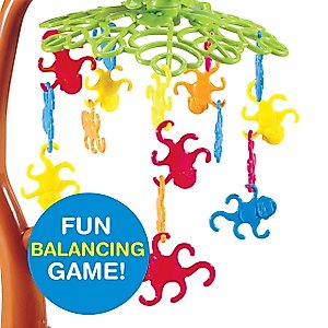 Game Zone Monkeying Around - Multiplayer Tabletop Balancing Game for Ages 4+ - Helps Develop Hand-Eye Coordination and Problem-Solving Skills!