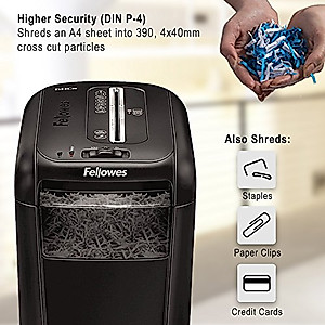 Fellowes Powershred 60Cs 10-Sheet Cross-Cut Paper and Credit Card Shredder with SafeSense Technology (4606001)