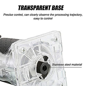 AKYPACH Wood Router,Router Tool Wood Trimmer Router Electric Hand Trimmer Laminate Milling Engraving Hand Machine Joiner Tool Electric for Slotting Trimming Carving 110V 800W 30000R/MIN