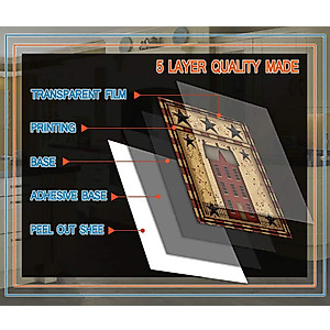 Homega Primitive Barn Star Dishwasher Magnet Cover, Prim Country House Fridge Magnetic Panels,Kitchen Decor Refrigerator Family Decals 23inchWx17inchH Primbarnh 2 1 Magnet 23 W x 17 H inch