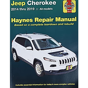 Haynes 50011 Repair Manual Compatible With Jeep Cherokee (2014-2019)
