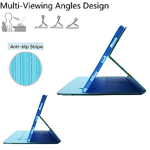 Nannxiebky Samsung Galaxy Tab A8 Case 10.5 Inch 2022, Multi-Viewing Angle Folio Stand Case with Auto Sleep Wake Feature for Galaxy A8 Tablet 2022 Model SM-X200/X205/X207, 02 Purple Butterfly