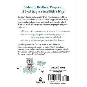 3-Minute Bedtime Prayers for Little Hearts (3-Minute Devotions)