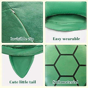 Enhopty 40" Wearable Turtle Shell Plush Pillows Tortoise Plush Pillow Funny Animal Dress Up for Kids (Green, 40inch)