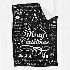 inkArts Gifts for Christmas, Christmas Blankets for Women, Super Soft Throw Blankets for Bed Sofa Decor, Presents for Christmas, 50" x 70"