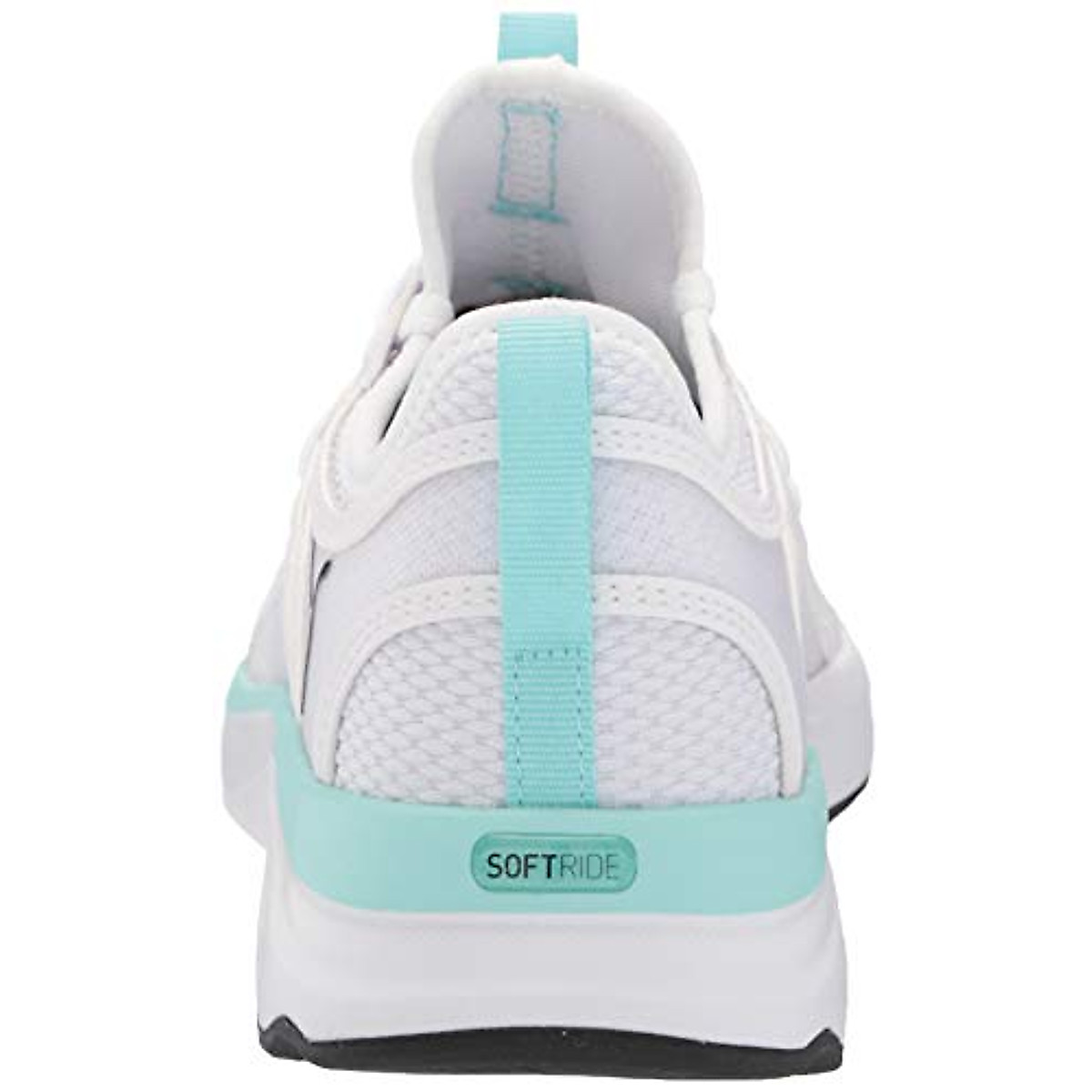 Puma Girls Softride Sophia Sneaker White-Island Paradise Black, 5 Big Kid