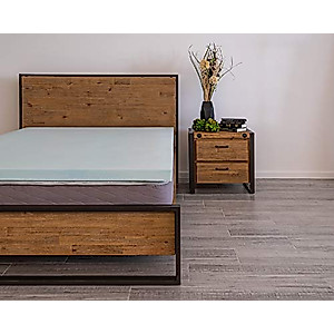 Dreamfoam Bedding 2" Gel Infused Slow Response Memory Foam Topper, Made in Arizona, Queen
