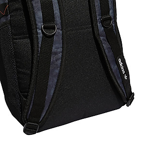 adidas Originals Energy Backpack, Stone Wash Carbon-Black/Black/Solar Red, One Size