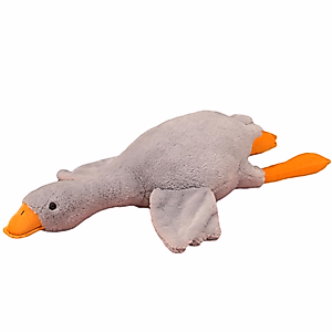 Swan Stuffed Animal, 19.68inch Swan Plush Toy Goose Stuffed Animal Plush Toy Duck Stuffed Animals Plush Pillow Gifts for Kids Birthday Valentine's Day, Grey