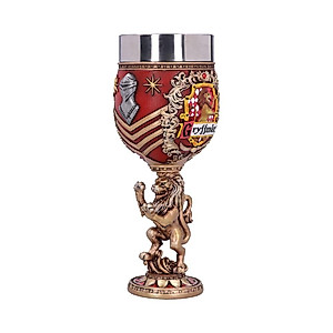 Nemesis Now Harry Potter Goblet, Hand Painted Harry Potter Collectible Chalice, Wizarding Wrold Cup, Ideal Gift for Potterheads - Gryffindor