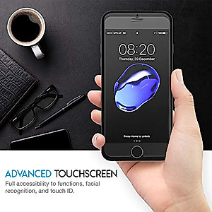 Purity Glass Screen Protector for iPhone 8 / iPhone 7 / SE 2020 (3-Pack) [w/Installation Frame] Tempered Glass Screen Protector Compatible with Apple iPhone SE 2nd Gen, 8, 7 (4.7-in) [Case Friendly]