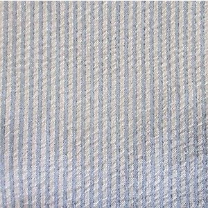 Seersucker Stripe Blue & White (15 Yard Bolt)
