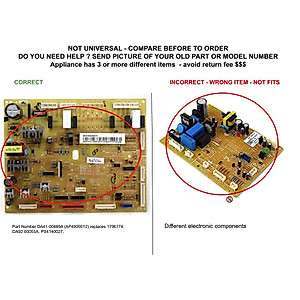GLOB PRO SOLUTIONS DA41-00669A CKD00669AX compatible with Samsung Refrigerator Main Control Board fits old, DA92-00055A, 1796774, AP4909012, PS4140027, EAP4140027.
