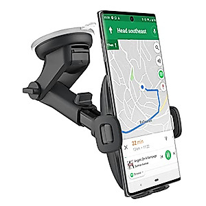 Encased Car Mount Phone Holder for Samsung Galaxy Models - Car Mount Holder for S9/S10/S20/S21/S22 S23 Ultra/Plus/Note (Windshield/Dashboard Compatible)