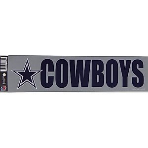 NFL Dallas Cowboys Decal Bumper Sticker, Team Color, One Size