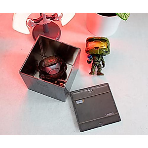 Halo UNSC Ammo Crate 4-Inch Tin Storage Box Cube Organizer with Lid | Basket Container, Cubby Cube Closet Organizer, Home Decor Playroom Accessories | Video Game Toys, Gifts And Collectibles