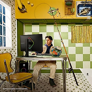 HP OMEN 27k UHD 144Hz Gaming Monitor, 4K UHD Display (3840 x 2160), IPS Panel, 99% sRGB, 95% DCI-P3, 16:9, OMEN Gaming Hub, 27k (2023),black