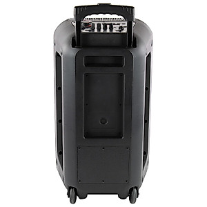 QFX DJ Speaker, USB, Black (PBX-210)