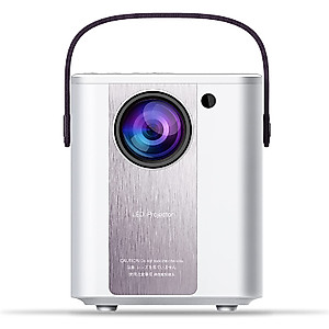 Mini Projector, OUSSION Portable Projector, Outdoor Movie Projector, LED Video Movie Projector with HDMI USB TV AV Interfaces and Remote Control