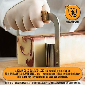 Artekas Innovation Sodium Coco SULFATE (SCS) - Fine Granules - Anionic, Foaming Surfactant - for Homemade Solid Shampoo Bars, Soap, Foamy, Bubbly Products, Hair, Body - 100 g | 3.53 Oz