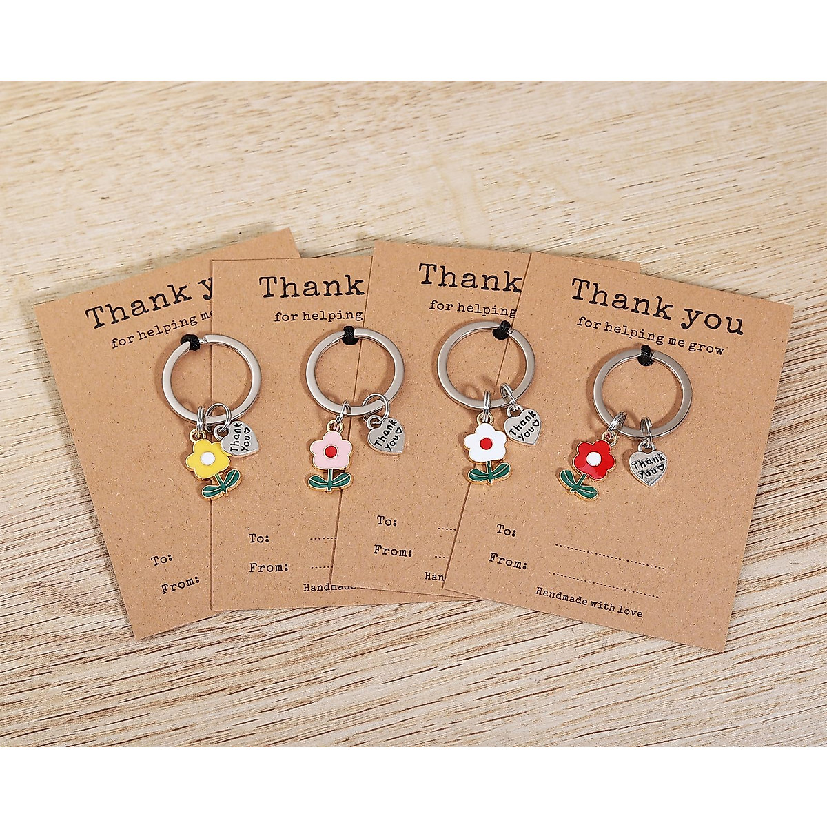 Miss Pink Teacher Application Gifts Bulk Teacher Keychain Gift for Women, Teacher Christmas Valentine's Day Birthday Gifts in Bulk Best Teacher Thank You Keychains Gifts for Daycare Teacher (YPRW)