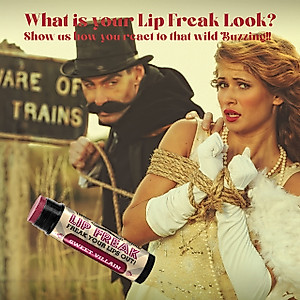Doctor Lip Bang's BUZZING Lip Balm | Lip Freak| 100% All Natural | Cruelty Free | Tinted | Sweet Villain