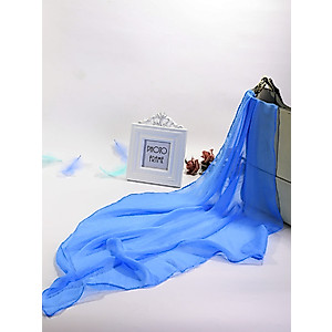 SATINIOR Chiffon Scarf Women Square Handkerchief Lightweight Satin Ribbon Scarf Retro Neck Scarf