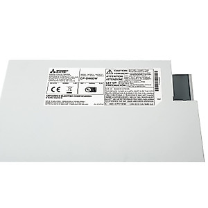 Mitsubishi CP-D80DW Dye Sublimation Thermal Transfer Full Color Photo Printer with Rewind Function, 300 dpi, 2 Print Sizes/1 Media, 6" Roll