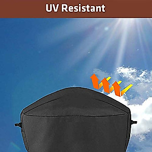Uniflasy 7113 Grill Cover for Weber Q100 Q1000 Q1200 Q200 Q2000 Q2200 Series, Fit Weber 50060001 51060001 54060001 Liquid Propane Grill, Compatiable with Weber 7113, Waterproof, Fade Resistant