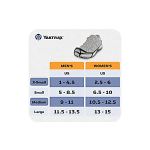 Yaktrax 2 Pairs, 0, Small & Large