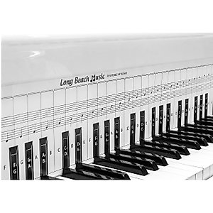 Practice Keyboard & Note Chart for Behind the Piano Keys