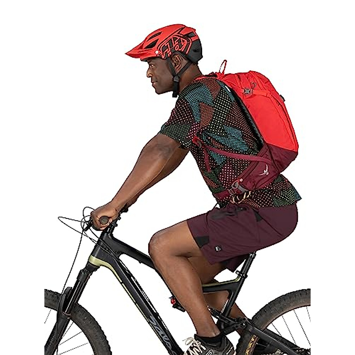 Osprey Siskin 12L Men's Biking Backpack with Hydraulics Reservoir, Black