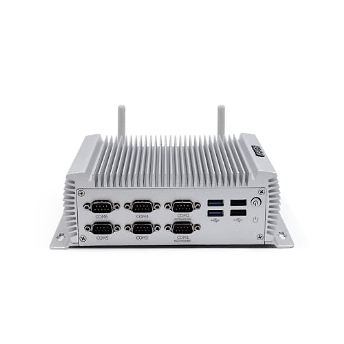 BASOARO Industrial Mini PC Windows 10, Fanless Desktop PC, Core i7 4500U, 8GB RAM 256GB SSD, 2 Gigabit Ethernet, HD, VGA, RS232/RS485 COM Port, 4 USB3.0, 4 USB2.0, WiFi, BT