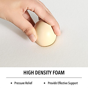 Tromlycs 12x12 Chair Cushion Bar Stool Square Seat Cushion with 4 Velcro Straps Slip Resistant Textured Wooden Metal Small Bar Stool Cover - Gray (1 Pack)