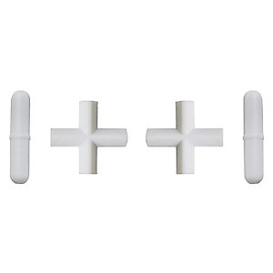 4pcs Large PTFE Stir Bars for Magnetic Stirrer Mixer (2 of Cross Type 38mm x 11mm, 2 of Straight Type 50mm x 10mm)