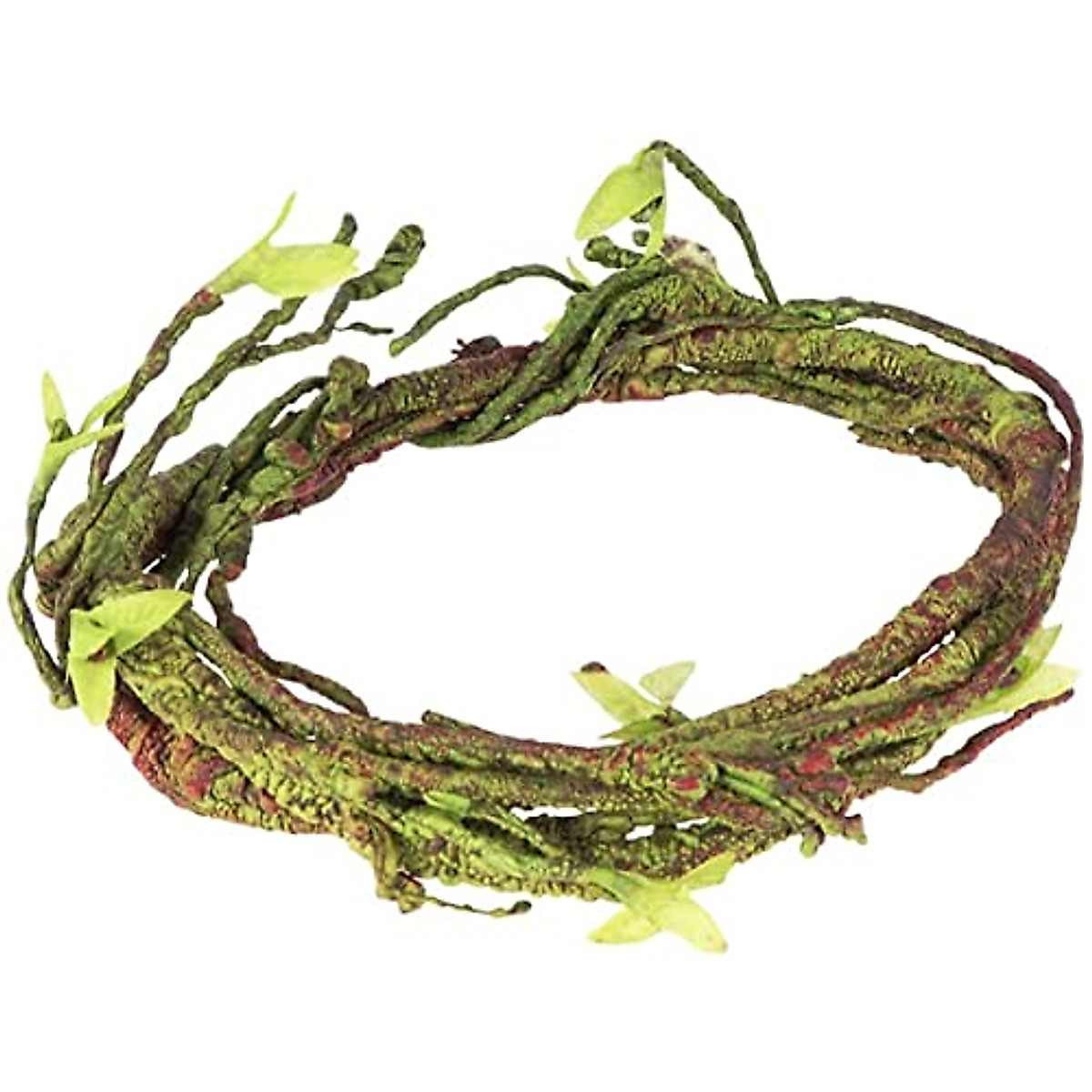 HOVOL Reptile Plants, Flexible Jungle Climbing Vine Terrarium Plants UV Resistant Plastic Artificial Plants and Leaves Hanging Tank Decoration for Bearded Dragons, Lizards, Geckos, Snake, Chameleon