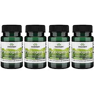 Swanson Pycnogenol - Super Strength 150 mg 30 Veg Caps 4 Pack