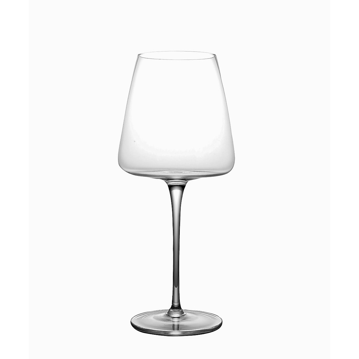 Red wine glasses 19oz Hand Blown Premium Crystal White square wine glass set of 4 Unique Large Wine Glasses Long Stem for men or women Wedding, Anniversary, Christmas