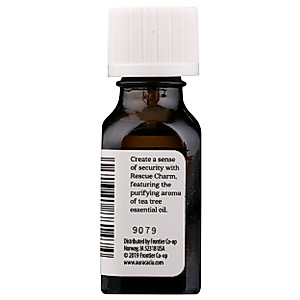 Aura Cacia Rescue Charm Essential Oil | GC/MS Tested for Purity | 15ml (0.5 fl. oz.)