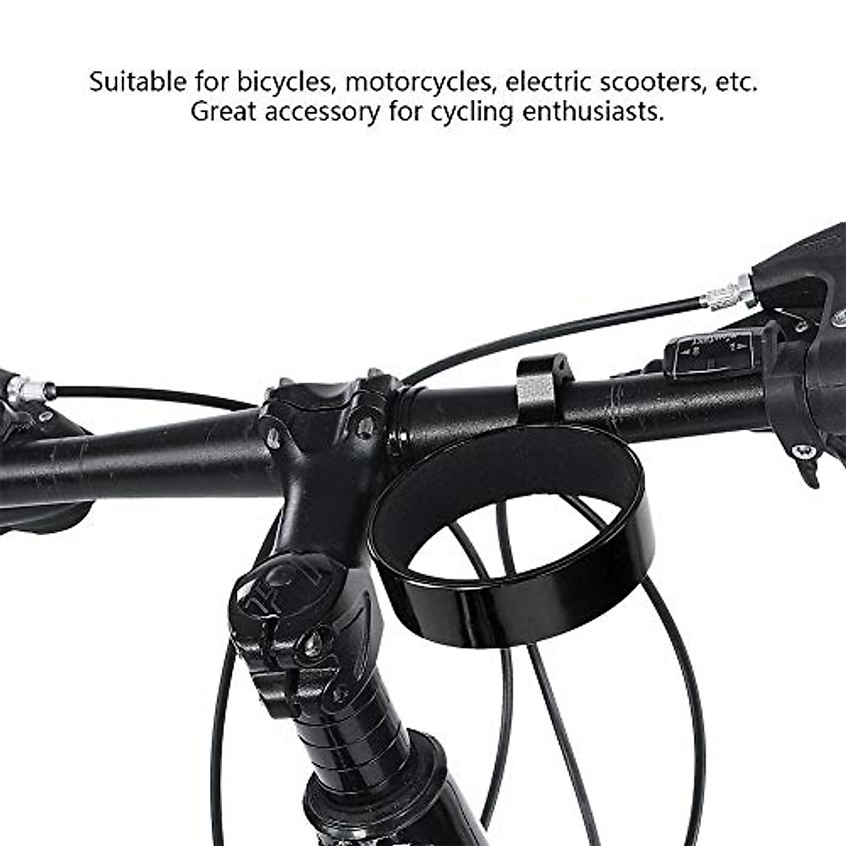 Bottle Cages, Aluminum Alloy Drink Bottle Mount Carrier Bike Cup Bottle Holder for Road Bike Mountain Bike(Black)